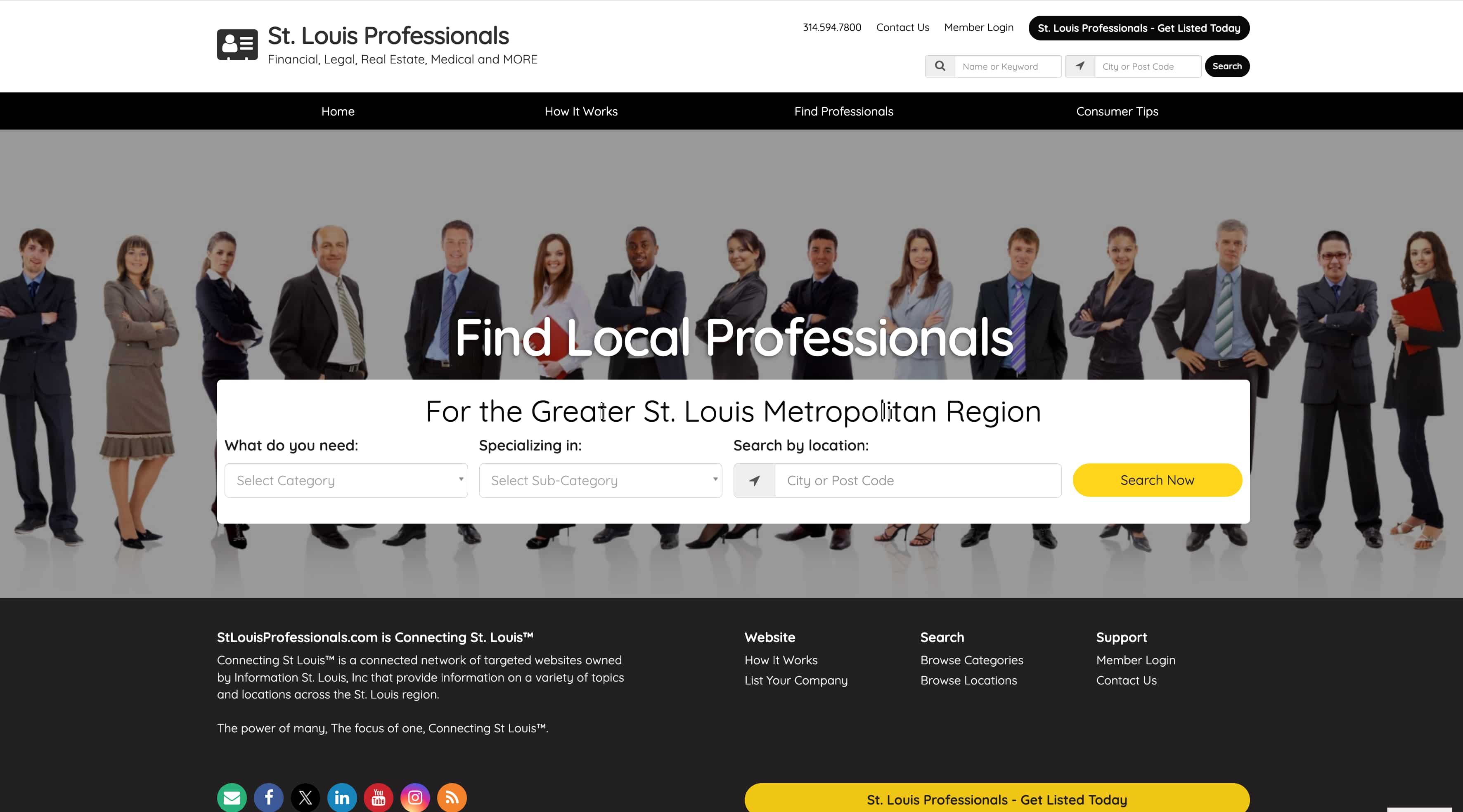 Join StLouisProfessionals.com - Today!